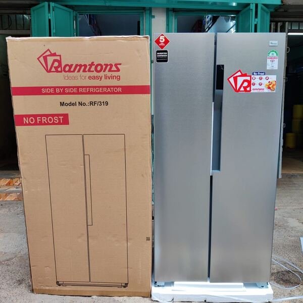 Ramtons Side by Side Fridge No Frost 430 Litres – RF/319 - Bansi Suppliers